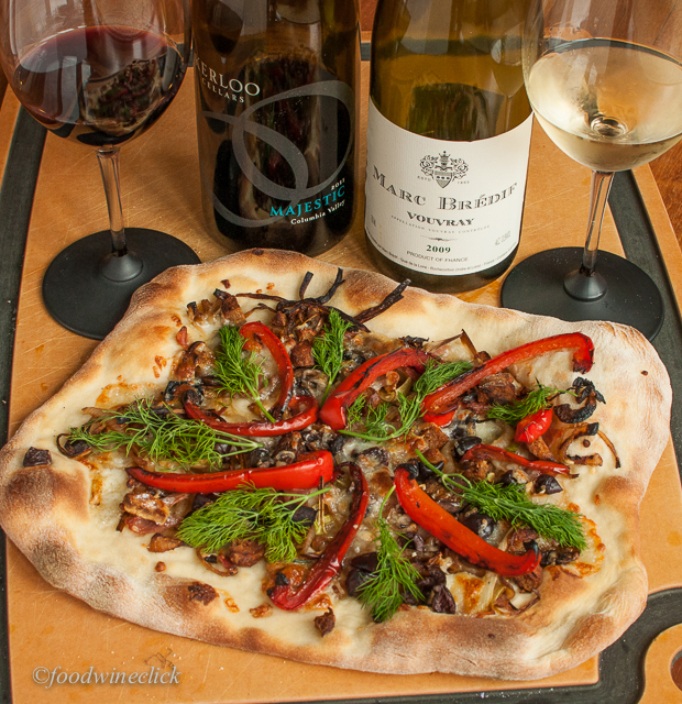 Whatever’s in the ‘Fridge Flatbread | foodwineclick