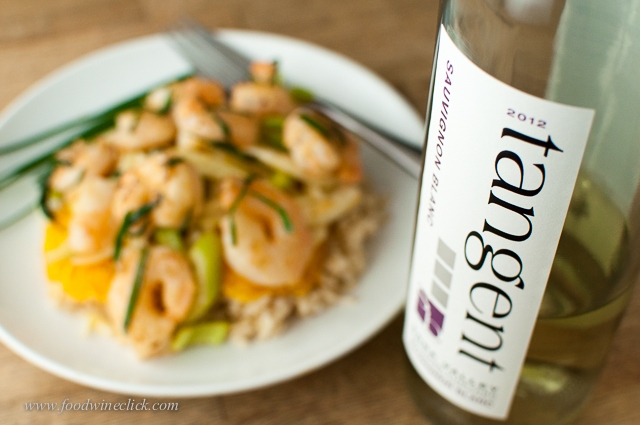 #SauvBlancDay w/ Shrimp & Citrus Sauce | foodwineclick